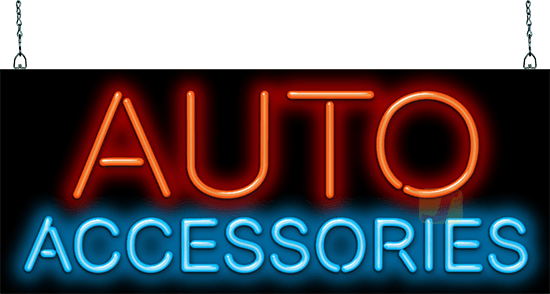 Auto Accessories Neon Sign | AM-30-02 | Jantec Neon