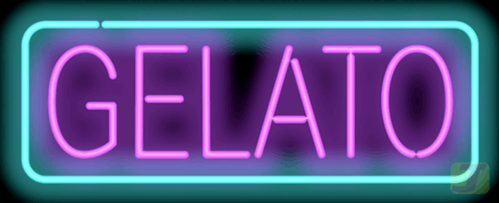 Gelato Neon Sign | FD-30-06 | Jantec Neon