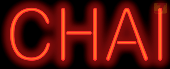 Chai Neon Sign | FE-30-14 | Jantec Neon