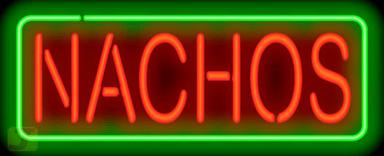 Nachos Neon Sign | FE-30-19 | Jantec Neon
