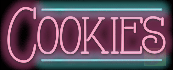 Cookies Neon Sign | FG-30-62 | Jantec Neon