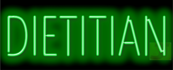 Dietitian Neon Sign | FG-30-64 | Jantec Neon
