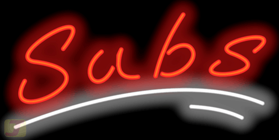 Subs Neon Sign | FG-35-66 | Jantec Neon
