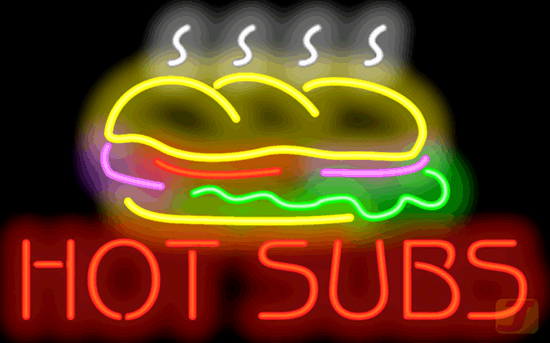 Hot Subs Neon Sign | FG-40-22 | Jantec Neon