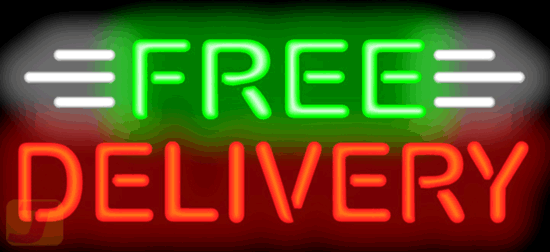 Neon Delivery Signs | JantecNeon.com