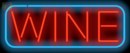 Wine Neon Sign | FL-30-02 | Jantec Neon