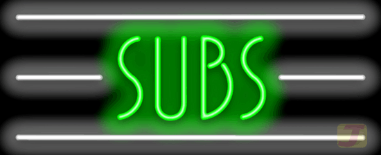 Subs Neon Sign | FP-30-15 | Jantec Neon