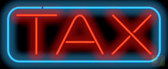 Tax Neon Signs | JantecNeon.com