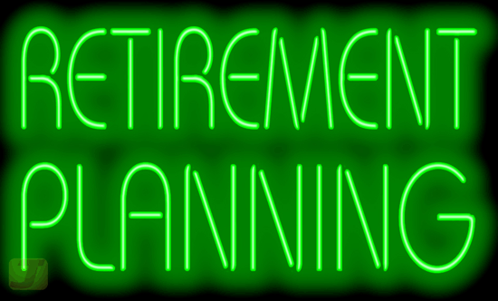 Retirement Planning Neon Sign | FS-40-30 | Jantec Neon