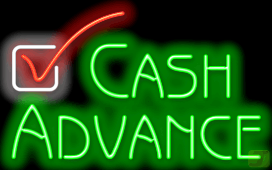Cash Advance Neon Sign | FS-40-32 | Jantec Neon