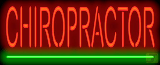 Chiropractor Neon Sign | GS-30-01 | Jantec Neon