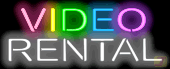 Video Rental Neon Sign | GS-30-08 | Jantec Neon