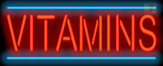 Vitamins Neon Sign | GS-30-81 | Jantec Neon
