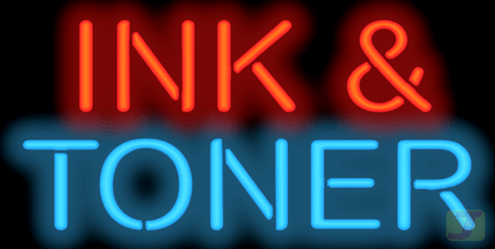 Ink & Toner Neon Sign | GS-35-19 | Jantec Neon