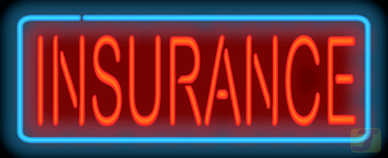 Insurance Neon Sign | GSZ-30-56 | Jantec Neon