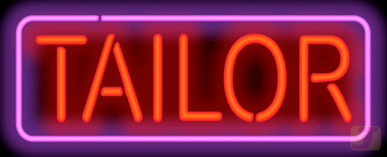 Tailor Neon Sign | LC-30-34 | Jantec Neon