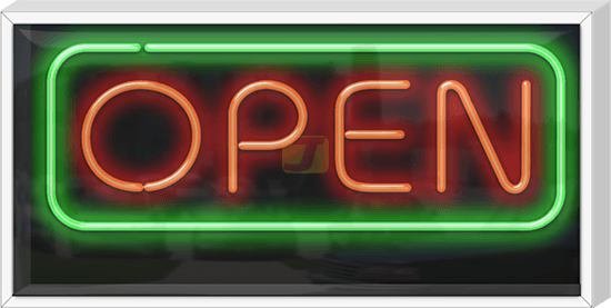 Outdoor Open Neon Signs | JantecNeon.com