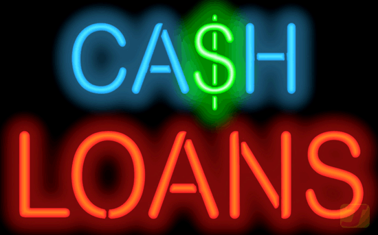 Cash Loans Neon Sign | PS-40-01 | Jantec Neon