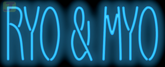 RYO & MYO Neon Sign | SS-30-13 | Jantec Neon