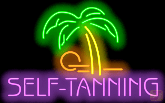Self-Tanning Neon Sign | TA-40-02 | Jantec Neon